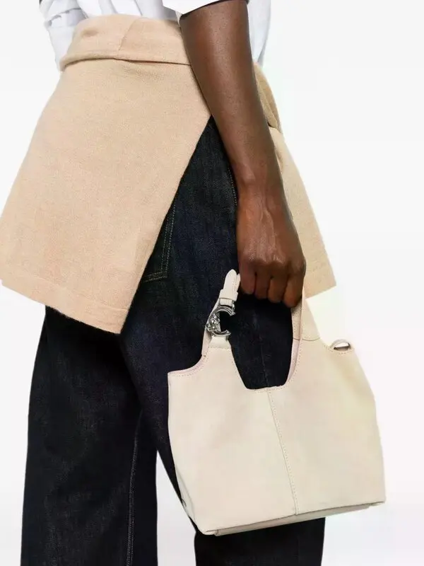 COCCINELLE Small C-easy Suede Tote Bag