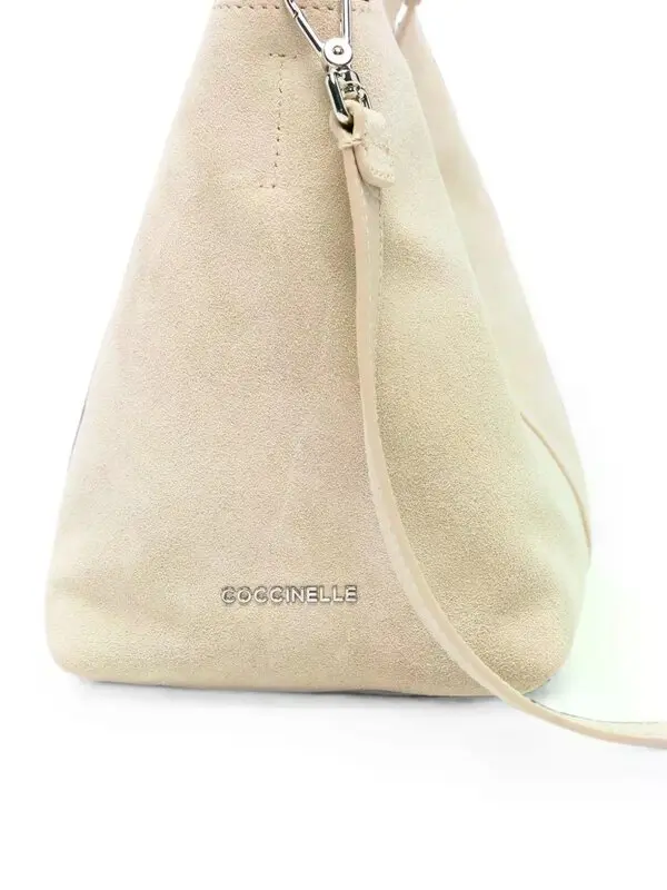 COCCINELLE Small C-easy Suede Tote Bag