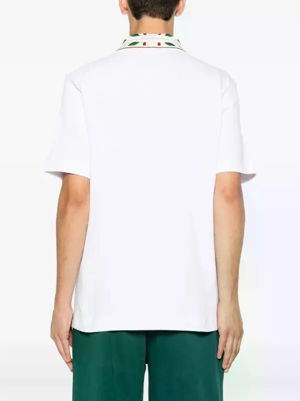 Casablanca Logo-embroidered Polo Shirt