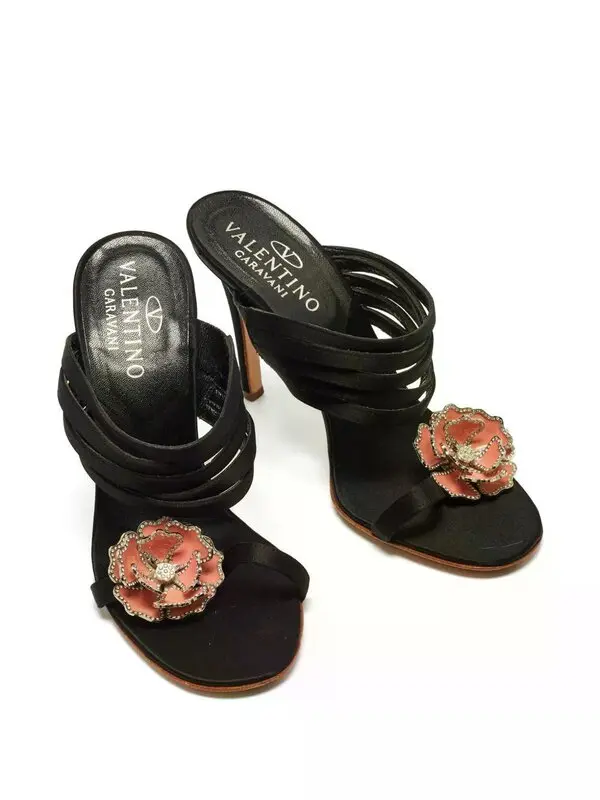 Valentino Garavani Floral Embellished Stiletto Sandals
