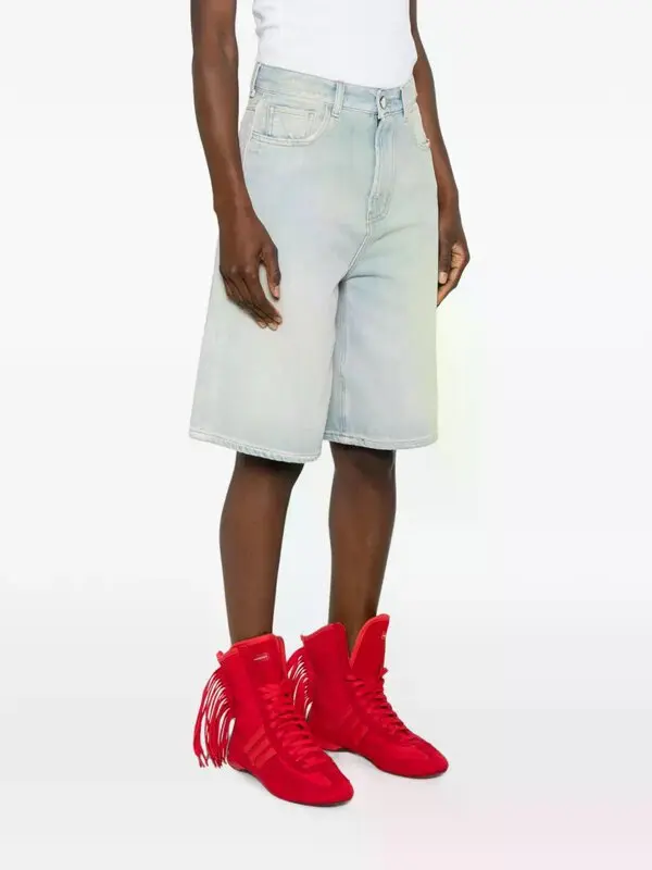 AMISH SUPPLIES Distressed Denim Shorts