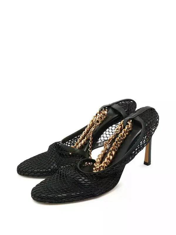 Bottega Veneta Mesh Chain-link Pumps