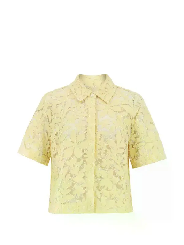 Simkhai Floral Lace Shirt