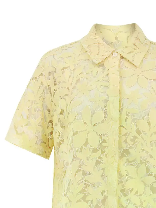 Simkhai Floral Lace Shirt