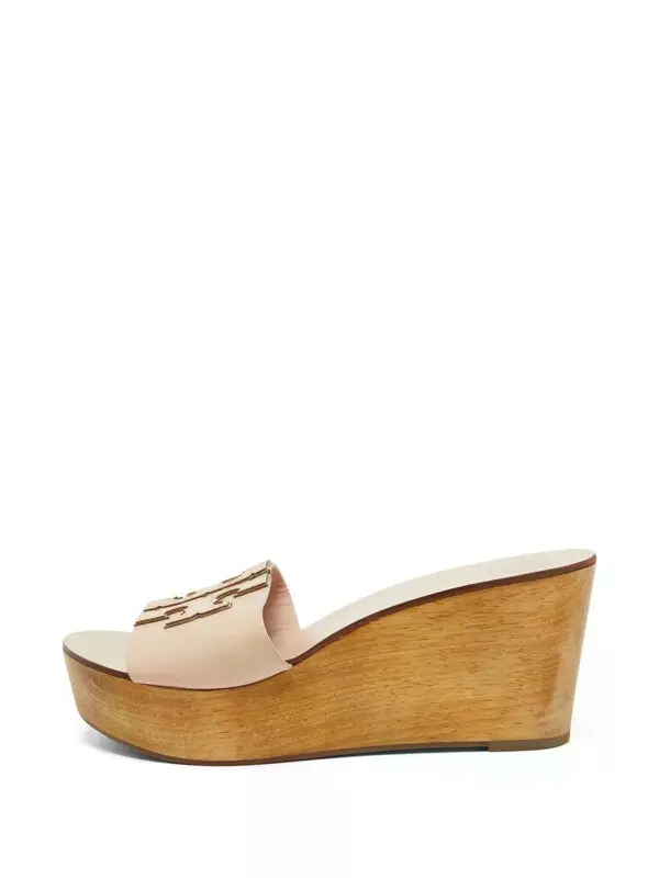 Tory Burch Ines Platform Wedge Sandals - Pink