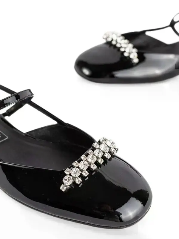 JIMMY CHOO Belinda Crystal-embellished Slingback Pumps