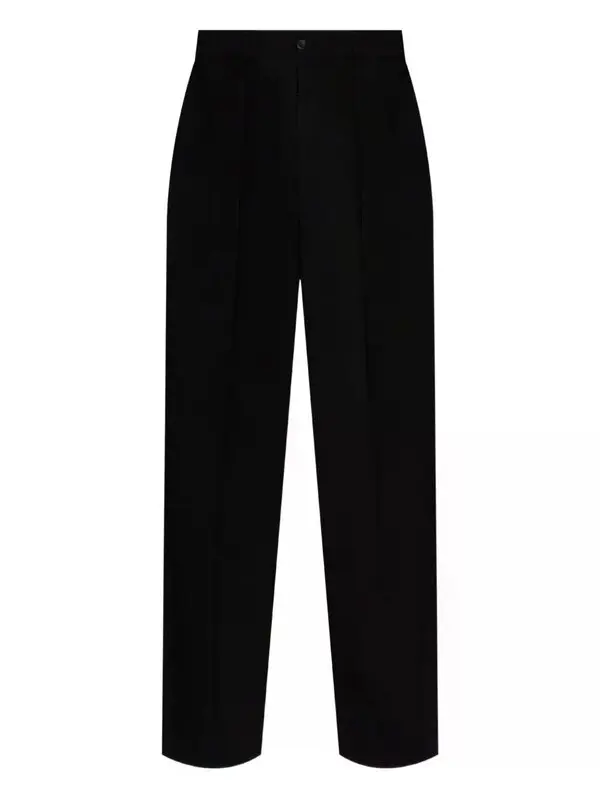 Balenciaga Pleated Pocket Trousers - Black