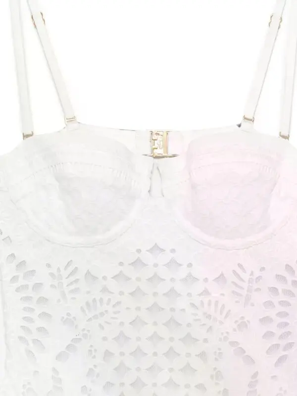 Zimmermann Indra Embroidered One-piece Swimsuit