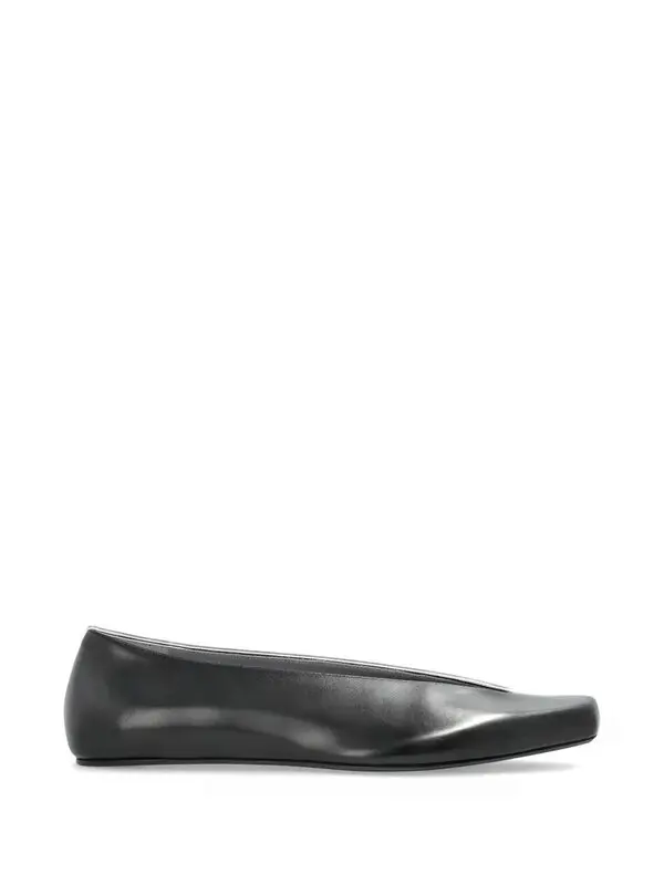 Balenciaga Duchesse Square-toe Ballet Flats