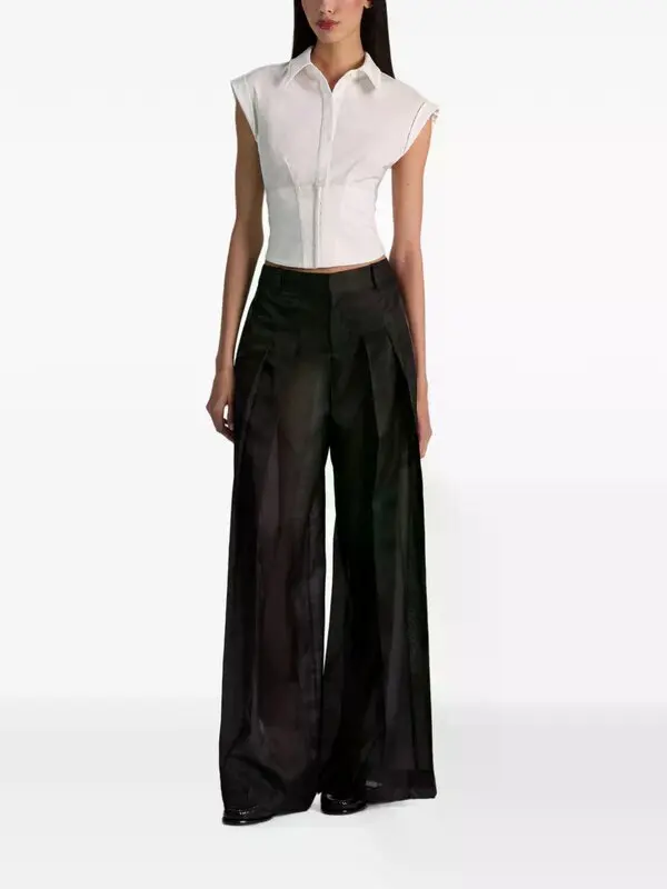 Alice + Olivia Kim Paneled Corset Top