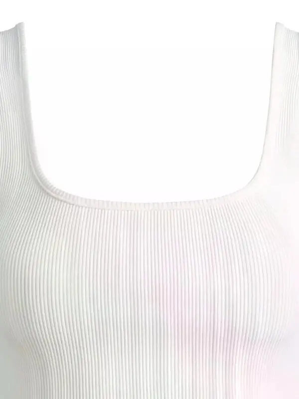Alice + Olivia Daryn Ribbed Knit Top