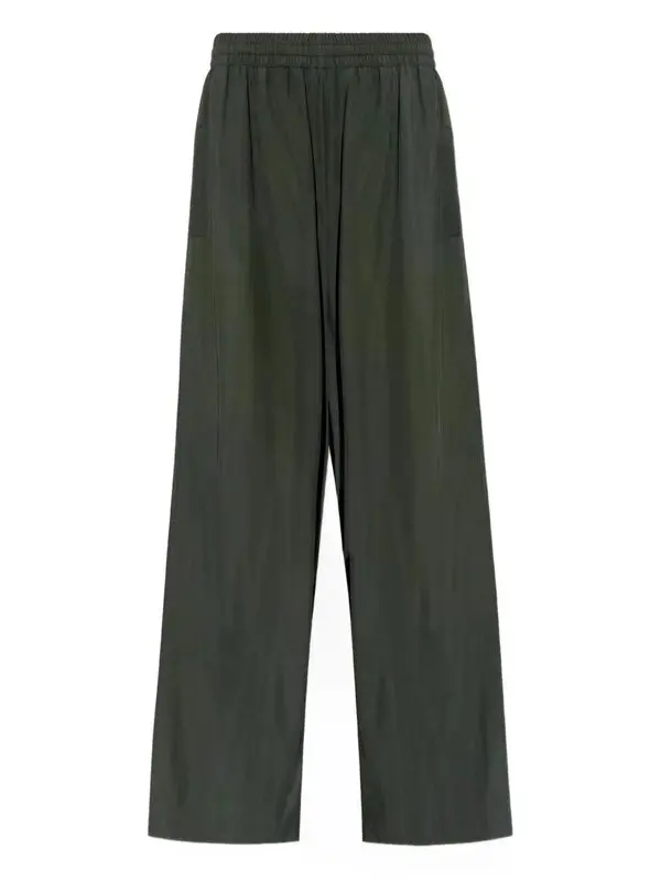 Balenciaga Elasticated-waistband Tack Pants - Green