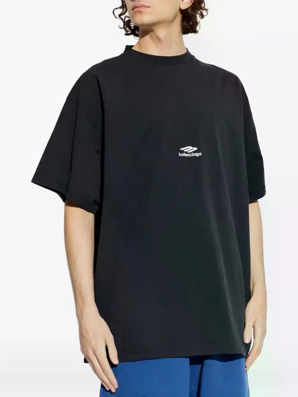 Balenciaga Logo-embroidered T-shirt