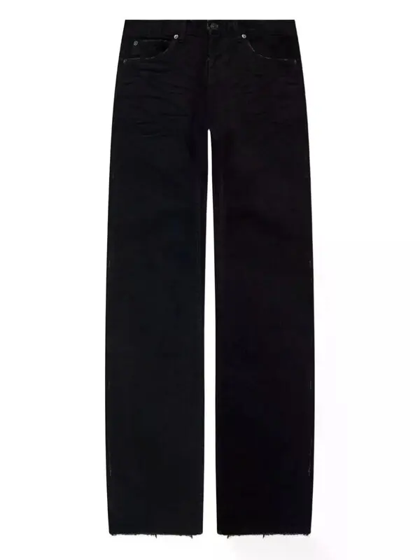 Balenciaga Distressed Effect Jeans - Black