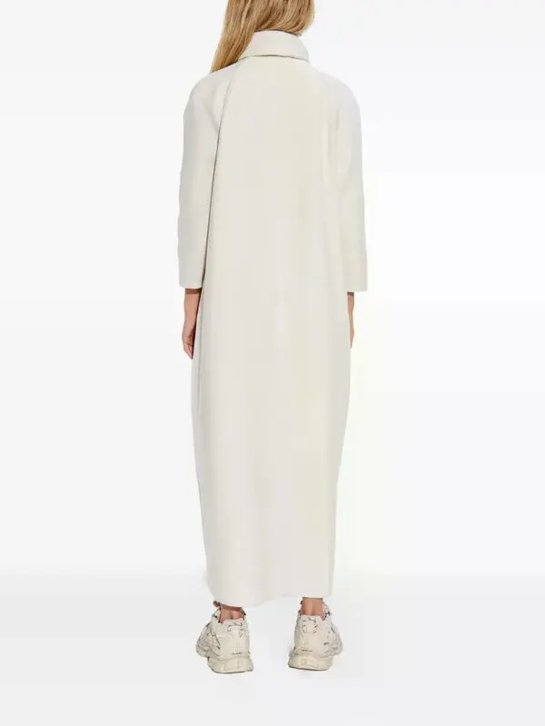 Balenciaga Cashmere Coat With Scarf Detail