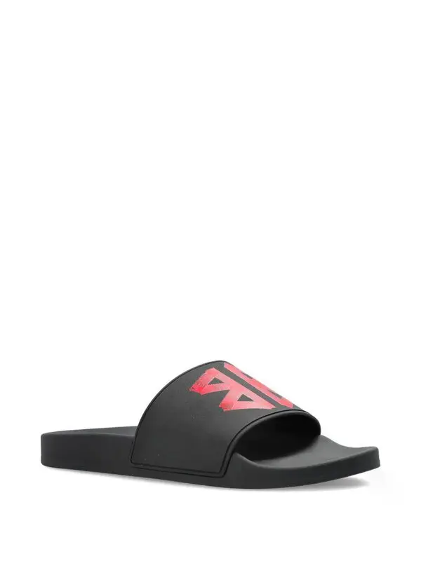 Balenciaga Logo-print Slides