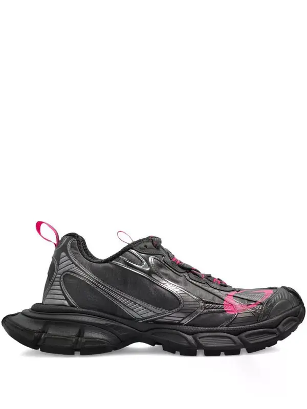 Balenciaga Panelled Low-top Sneakers - Black