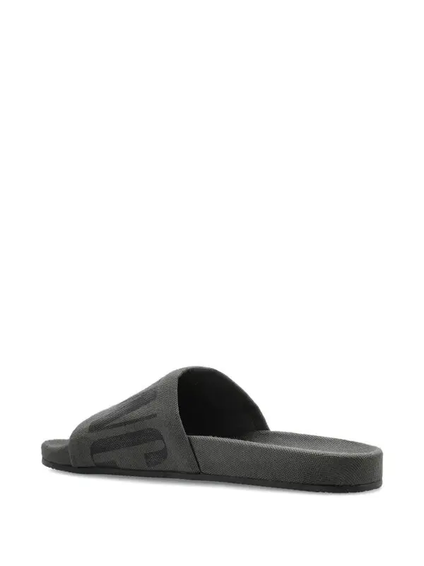 Balenciaga Logo Print Slides