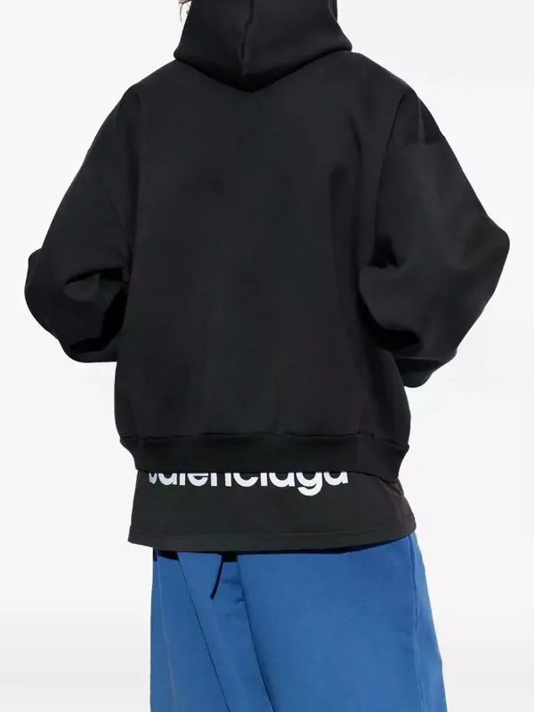 Balenciaga Logo Detail Hoodie