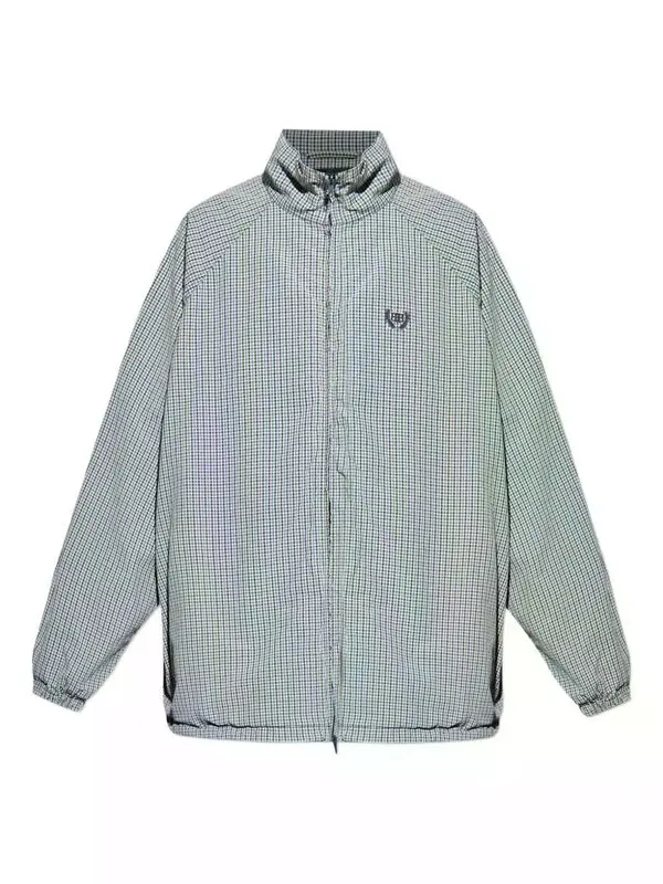 Balenciaga Checked Zip-up Jacket