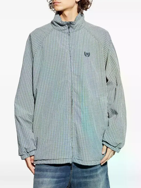Balenciaga Checked Zip-up Jacket