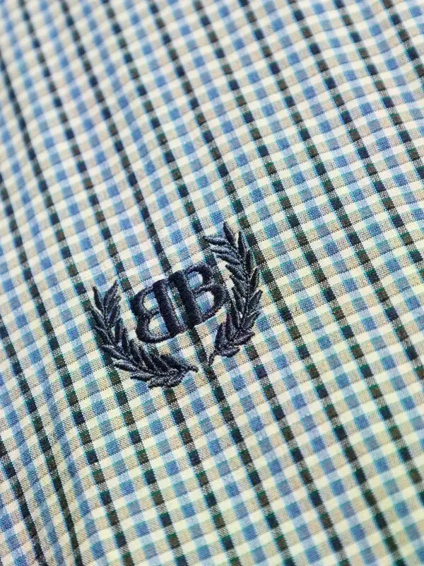 Balenciaga Checked Zip-up Jacket