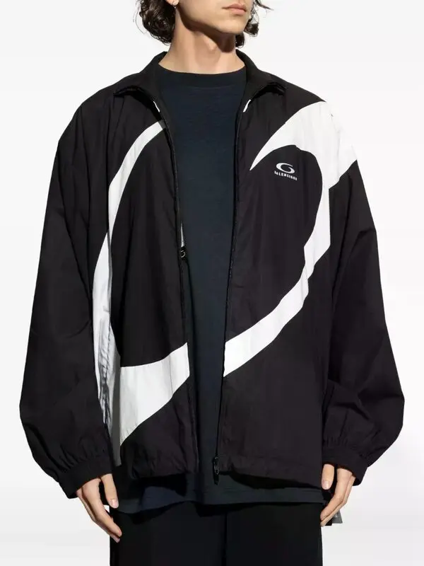 Balenciaga Loop Sports Icon Graphic-print Jacket