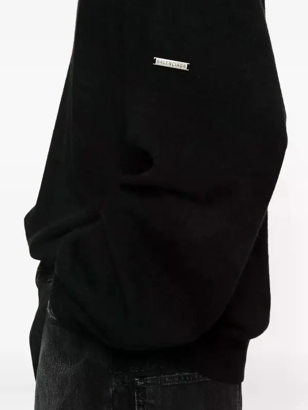 Balenciaga Logo Plaque Jumper