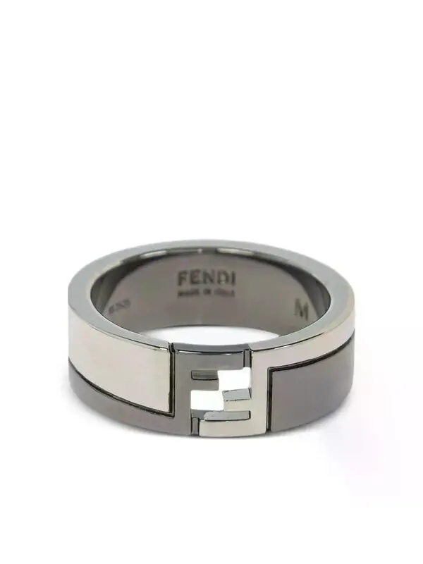 Fendi Logo Ring - Grey