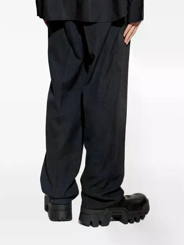 Balenciaga Charcoal Straight-leg Trousers