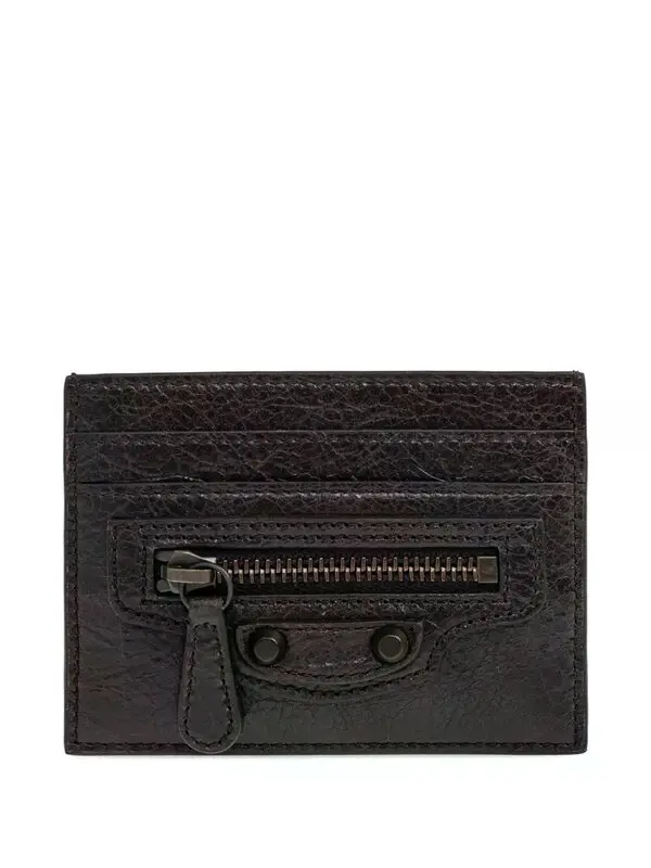 Balenciaga Zipped Leather Cardholder