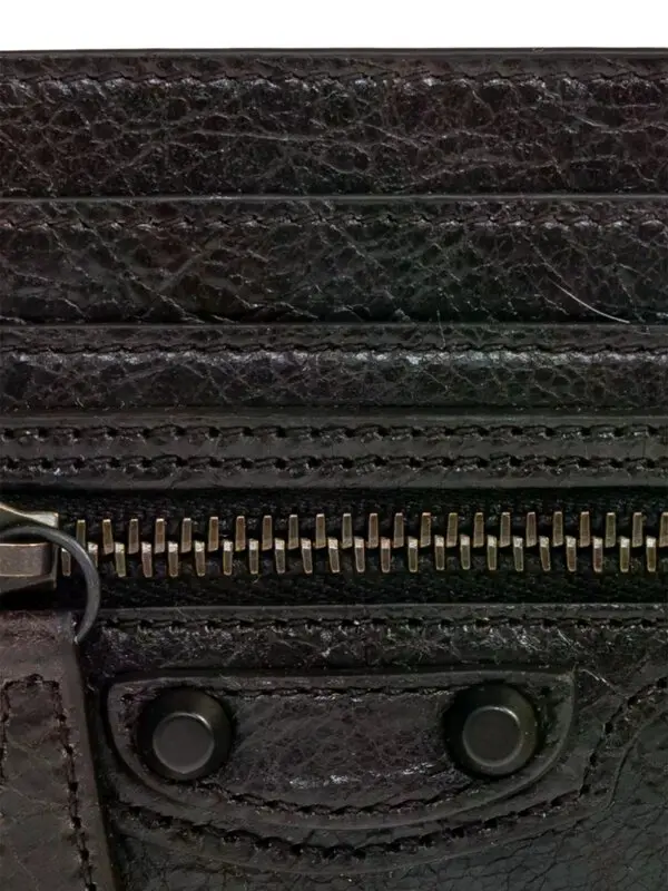 Balenciaga Zipped Leather Cardholder