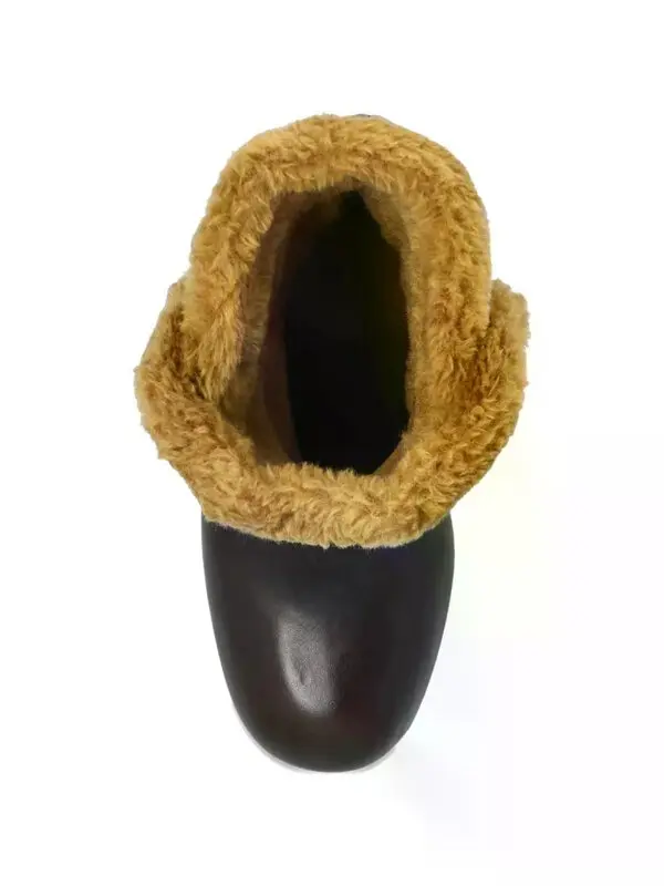 Balenciaga Fargo H100 Shearling-trim Ankle Boots