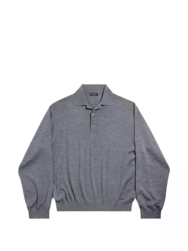 Balenciaga Poloneck Sweater - Grey