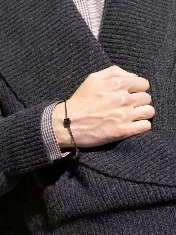 Fendi Square Charm Chain Bracelet