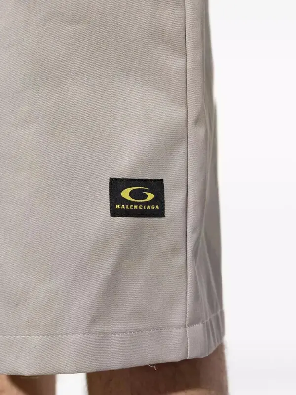 Balenciaga Logo Patch Shorts