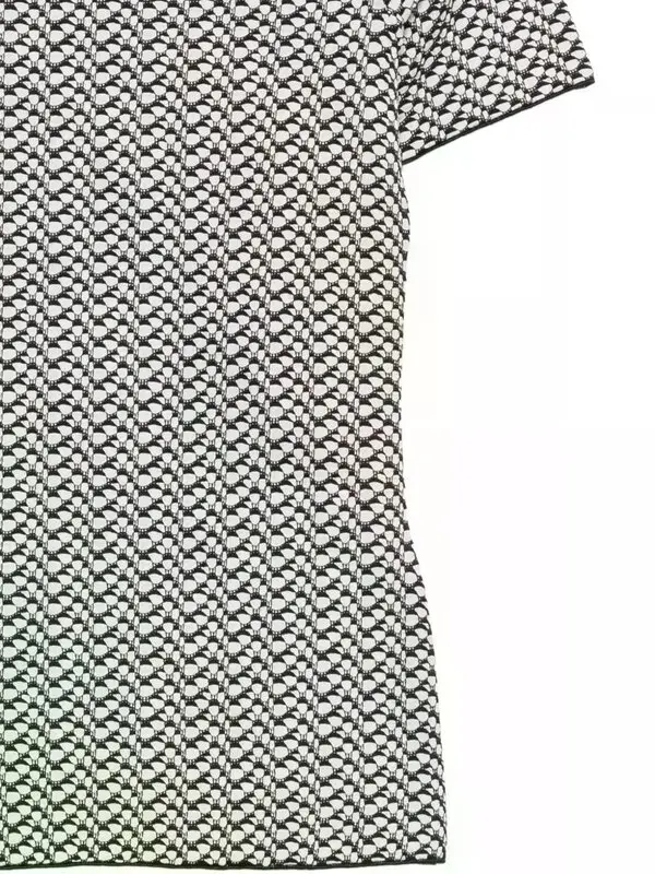 Emporio Armani Geometric Pattern Short-sleeve Top