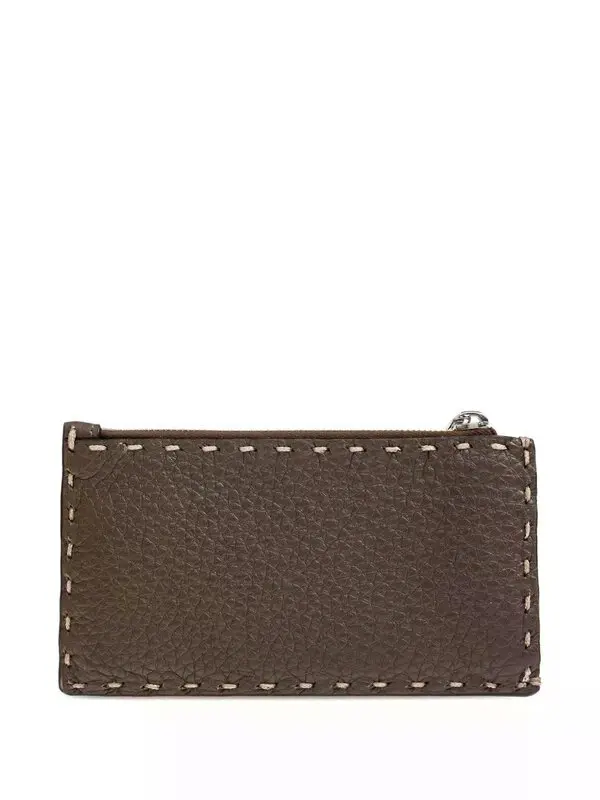 Fendi Selleria Leather Card Holder