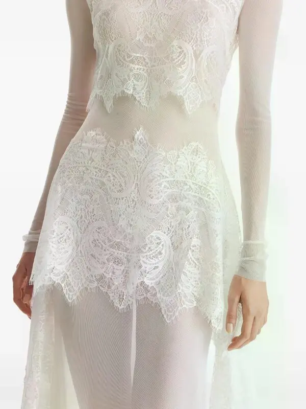 2310 STUDIO Lace-trimmed Maxi Dress
