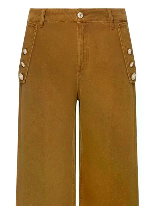 Liu Jo Button-detail Flared Trousers