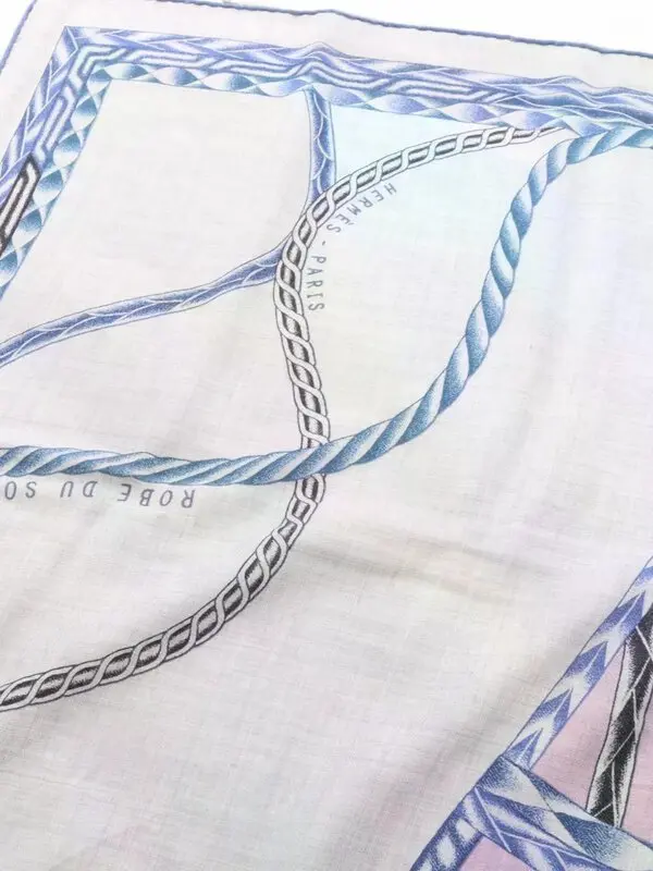 Hermès 2000s Robe Du Soir Scarf - Grey