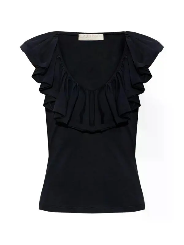 Ulla Johnson Elsie Ruffled Top - Blue