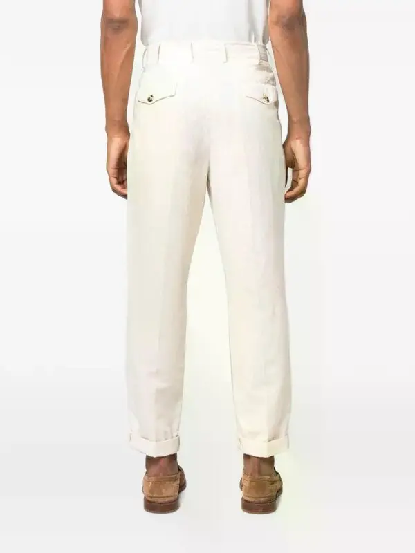 Brunello Cucinelli Pleated Cuffed Trousers