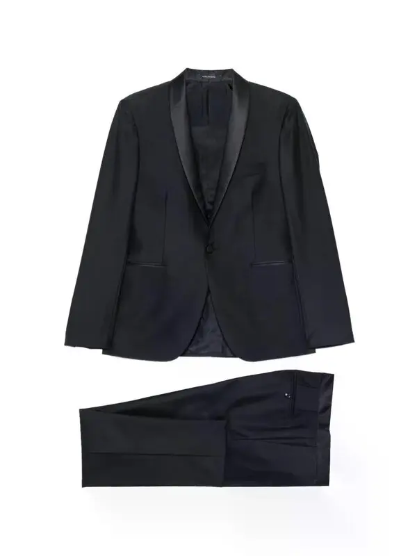 Tagliatore Satin-lapel Single-breasted Suit