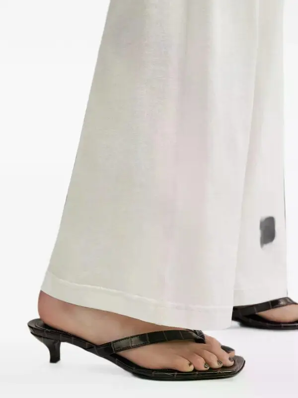 TOTEME Croc-effect Kitten-heel Sandals