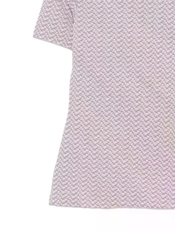 Emporio Armani Textured Short-sleeve Top