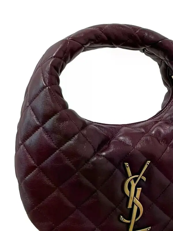 Saint Laurent Icare Quilted Shoulder Bag - Red