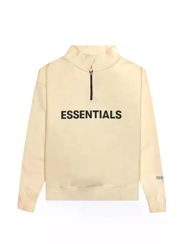 Fear Of God Half-zip Mock Neck Sweater - Neutrals