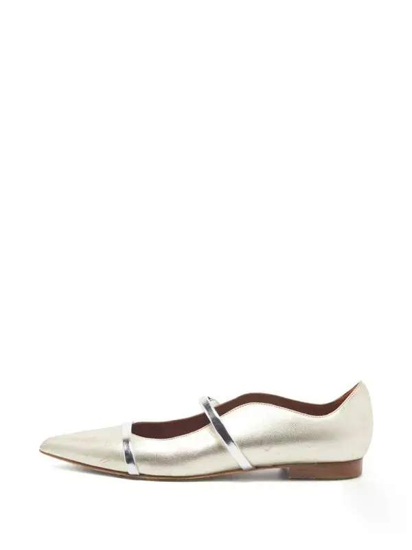 MALONE SOULIERS Maureen Ballet Flats - Gold
