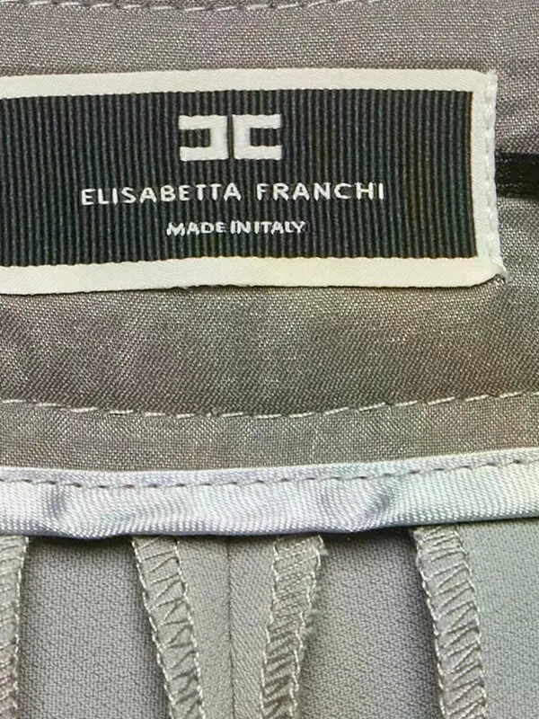 Elisabetta Franchi Crepe Tailored Trousers